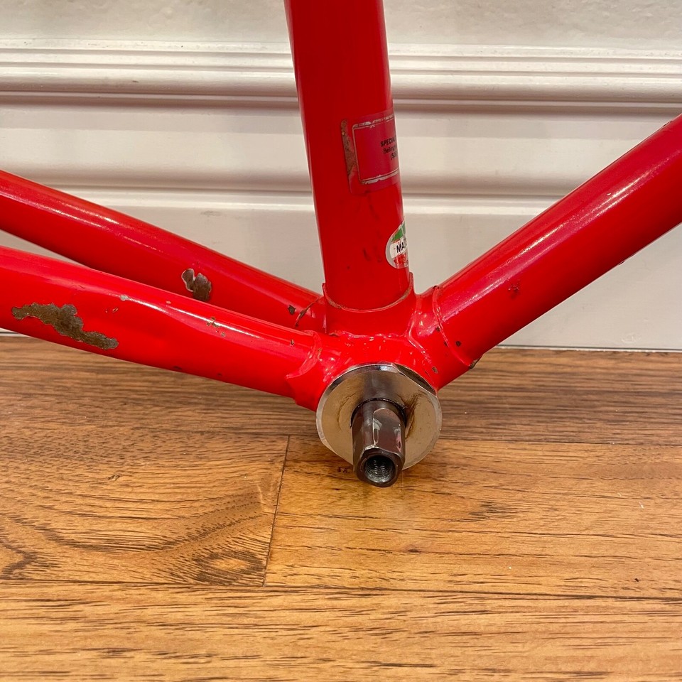 Vintage Torelli 55 CM Frame Set Made in Italy Road Bike Red Chrome | eBay