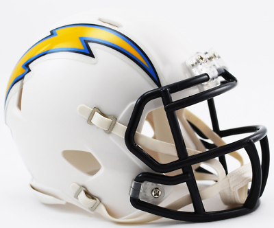 LOS ANGELES CHARGERS NFL Riddell THROWBACK SPEED Mini Football Helmet ...