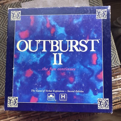 Vintage 1991 OUTBURST II Game of Verbal Explosions Preowned | eBay