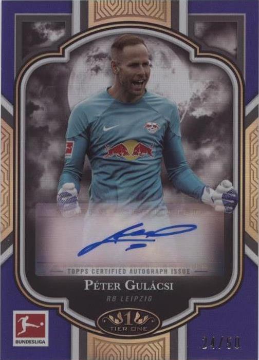 2022-23 Topps Tier One Bundesliga - Scarecrow Autographs Peter Gulacsi ...