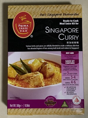 Prima Taste Singapore Curry Ready To Cook Meal Sauce Kit 300g (1 Pack ...
