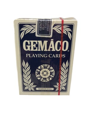 Vintage Gemaco Blue Jumbo Tech Art Faces Playing Cards Made U.S.A. | eBay