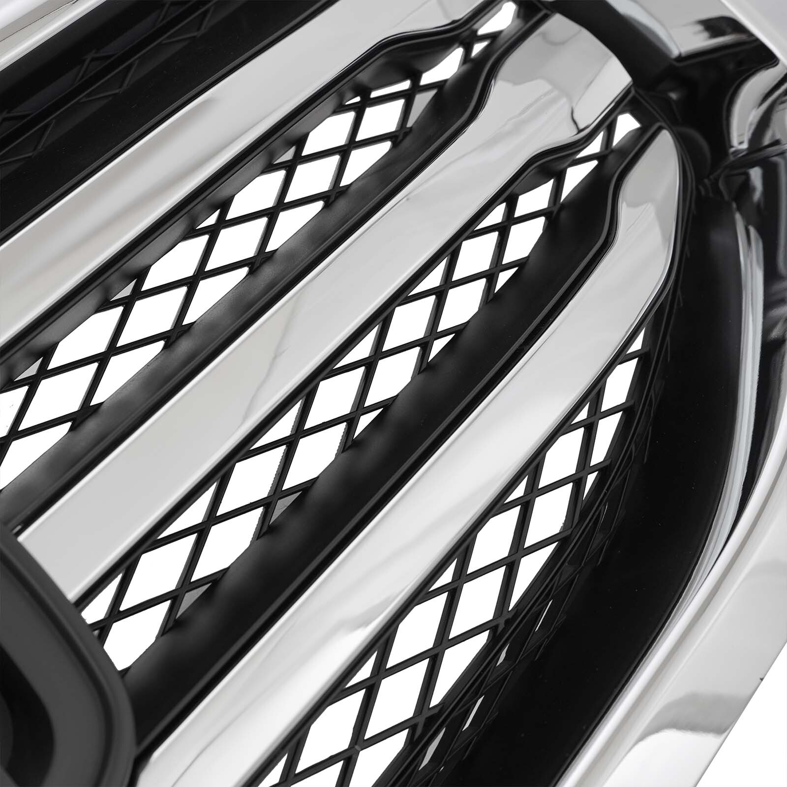 Front Bumper Grille W/ Chrome Molding Surround Trim For 2012-2015 Honda ...