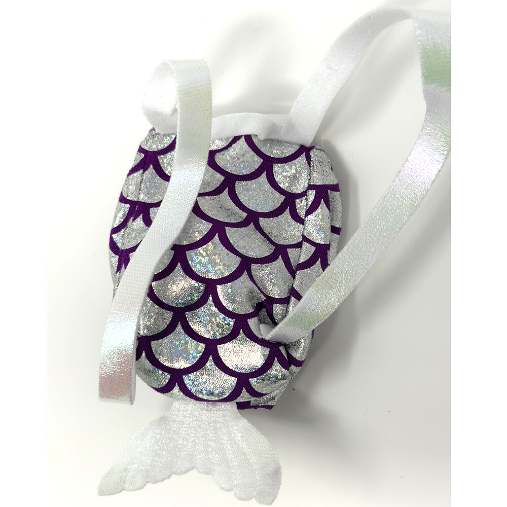 my life as Mermaid Mini-Backpack for 18" Dolls - Shiny Silver, Purple ...