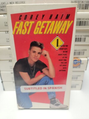 Fast Getaway (VHS, 1991) Corey Haim Cynthia Rothrock English w/ Spanish ...