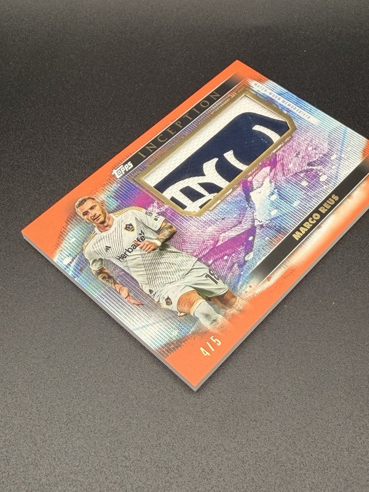 2025 Topps Inception MLS Marco Reus Jumbo Relic IJR-MR Orange /5 LA ...