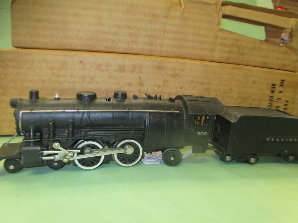 1950's Gilbert American Flyer S Gauge #300 Atlantic Loco w/Reading ...