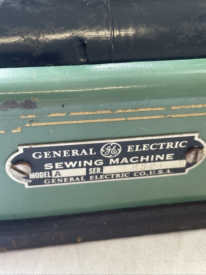 1930s General Electric Sewing Machine Lightweight Standard Model A ...