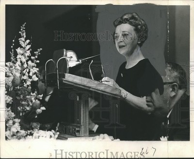 1966 Press Photo Alyce B. Walker of Birmingham News speaks - abno03281 ...