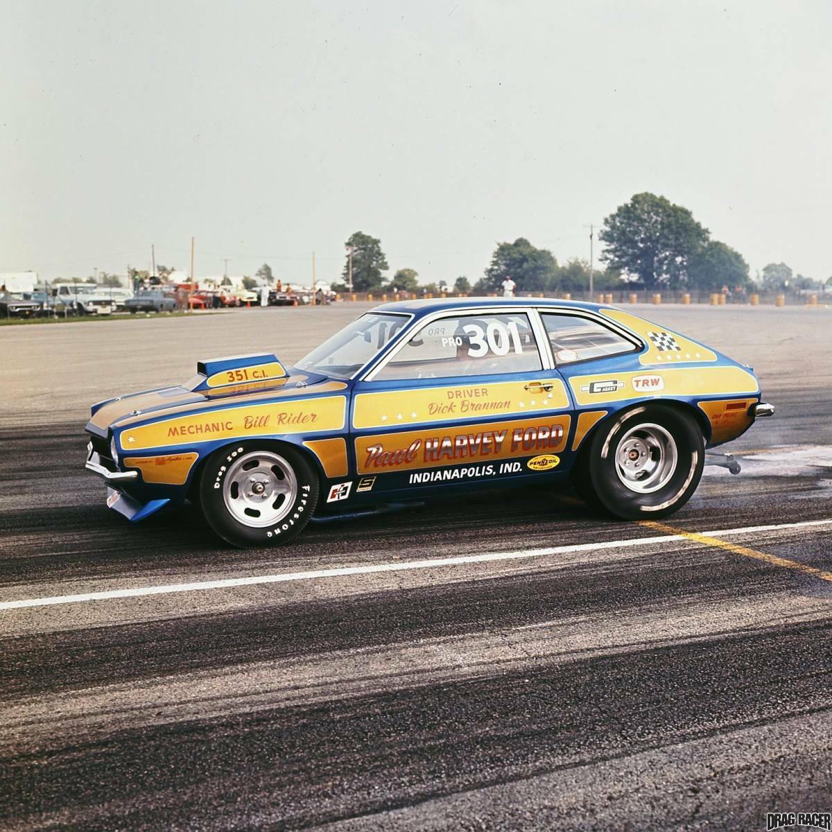 Dick Brannan Pro Stock Pinto Car 8x10 Picture Celebrity Print | eBay