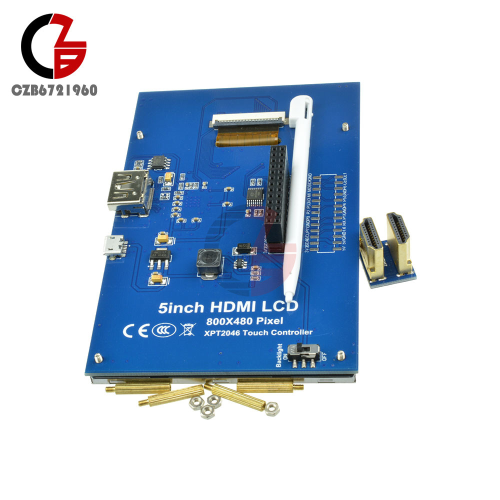 5 Zoll 800x480 HDMI Touchscreen LCD Display F r Raspberry Pi Pi2 Modell