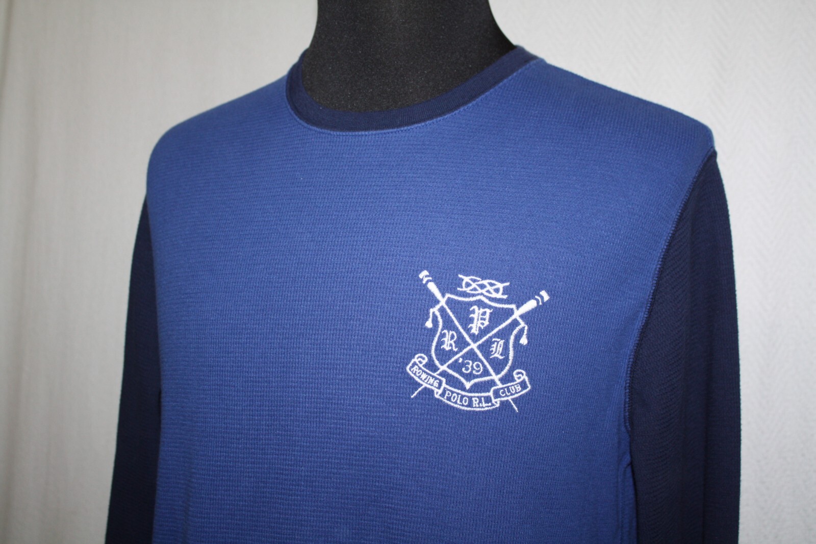 Polo Ralph Lauren Embroidered Rowing Club Waffle Knit… - Gem