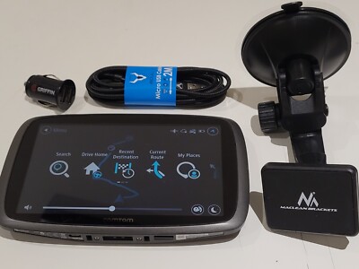 TomTom GO 6000 Sat Nav Large 6 Inch Screen UK & Europe Lifetime Map ...