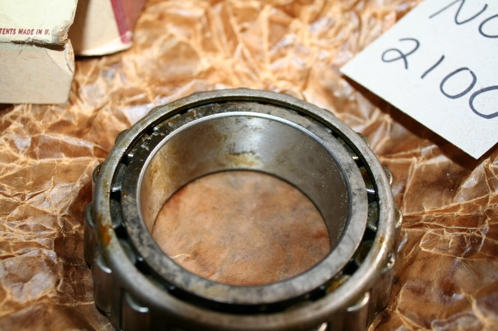 NOS Ford Rear Axle Outer Bearing BB-1240-A 1948-55 F4 F6 Pickup USA OEM ...