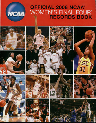NCAA Official 2008 Women's Final Four Record Book | eBay