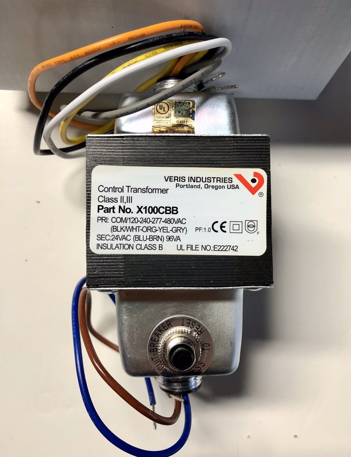 Veris X100CBB (Control Transfomer) | eBay