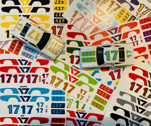 Aurora AFX Chevelle Stocker Silver/Black Colors Decal Sheet | eBay