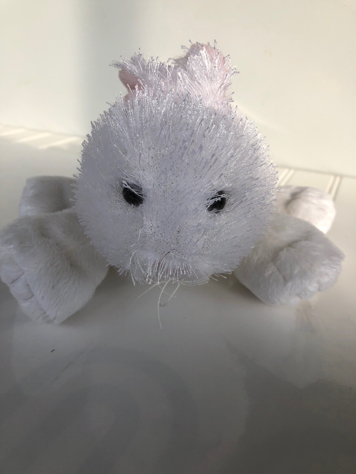 Ganz Webkinz 9" Long White Bunny Rabbit HM078 Plush Stuffed | eBay