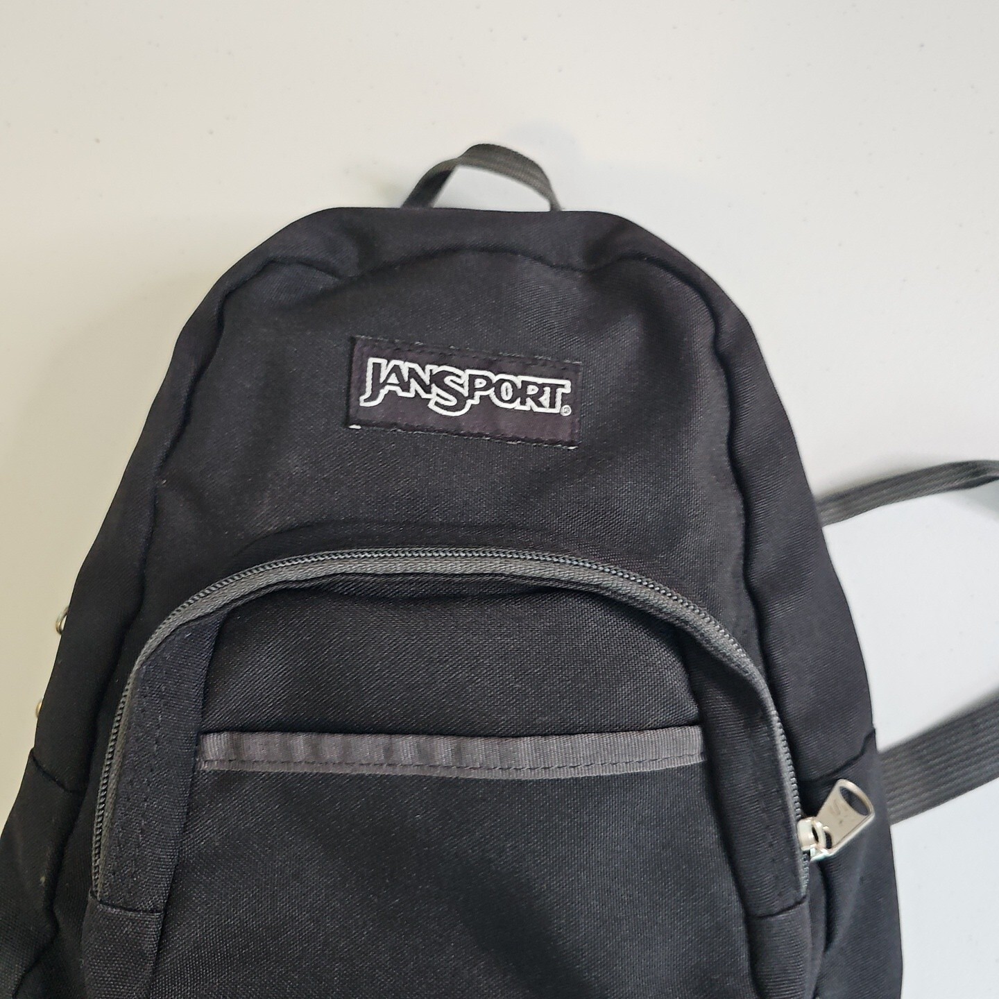 Vintage Jansport Backpack Bag Mini 90s Black & Green With Gray Straps ...