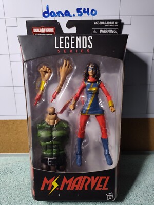 Marvel Legends Series Ms. Marvel Sandman BAF Build-A-Figure Hasbro ...