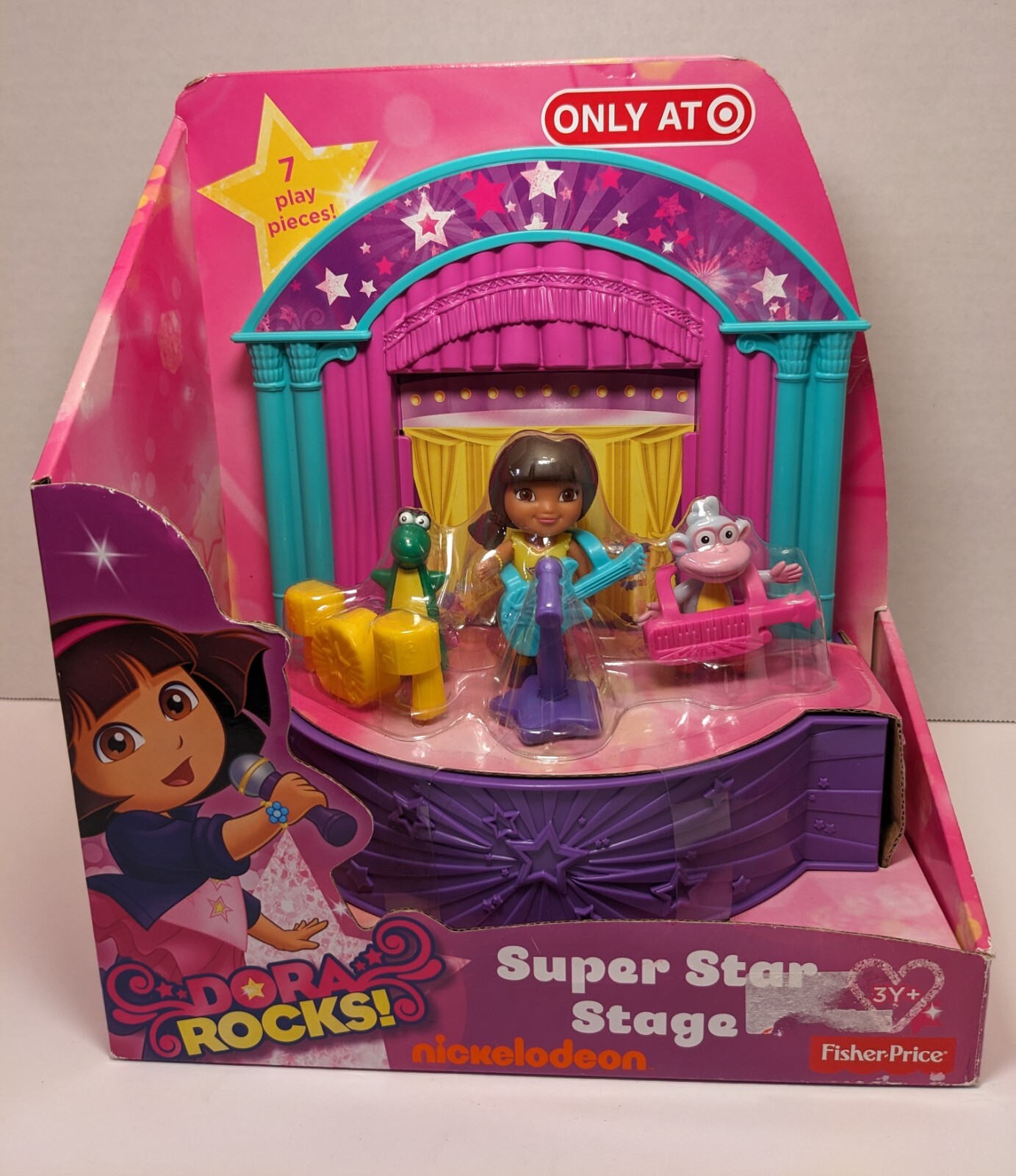 Dora Rocks Super Star Stage Play Set Doll Minifigures Nickelodeon ...