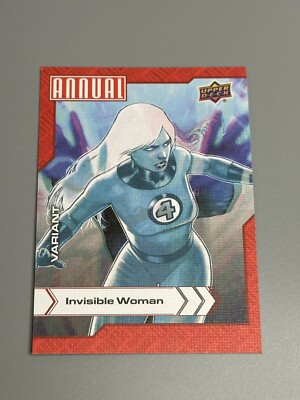 Invisible Woman 2022-23 Upper Deck Marvel Annual Canvas Variant Cover ...