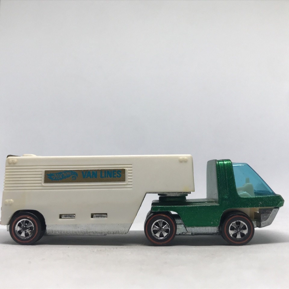Hot Wheels Redline The Heavyweights Moving Van Lines 1969/1970 Green ...