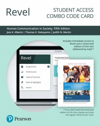 Revel for Human Communication in Society -- Combo Access Card by Thomas ...