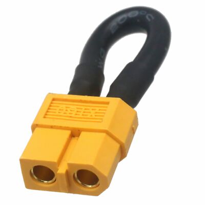 XT60 Female Loop Jumper Shorting Adapter dual-battery ESC run on single ...