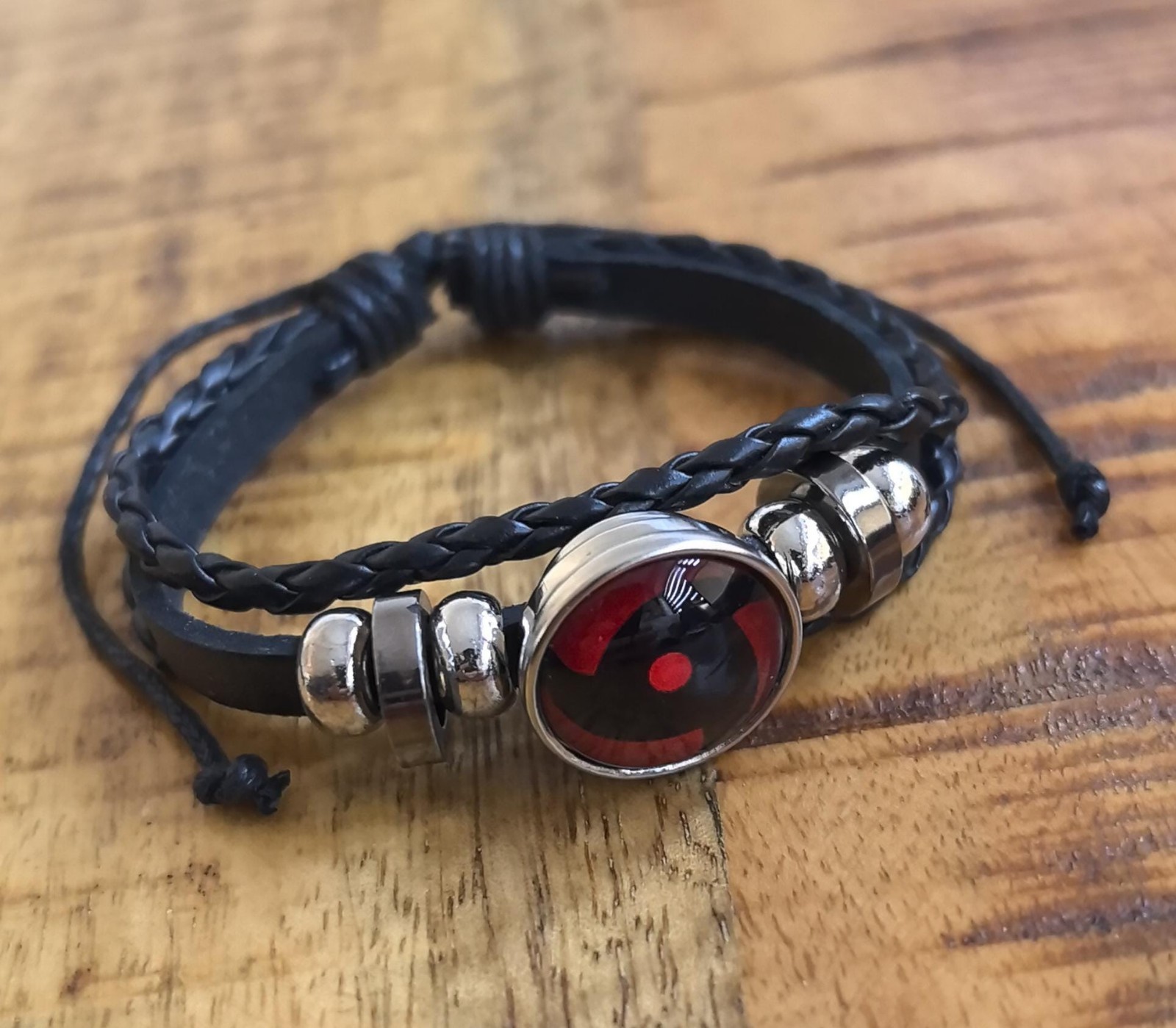 Naruto Shippuden Symbol Wappen Akatsuki Armband Bracelet Anime Manga ...