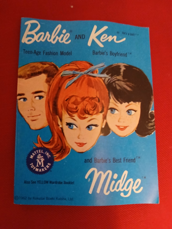 VTG 1960’s Midge Barbie Doll w/Swimsuit, Heels, Original Box, Stand ...