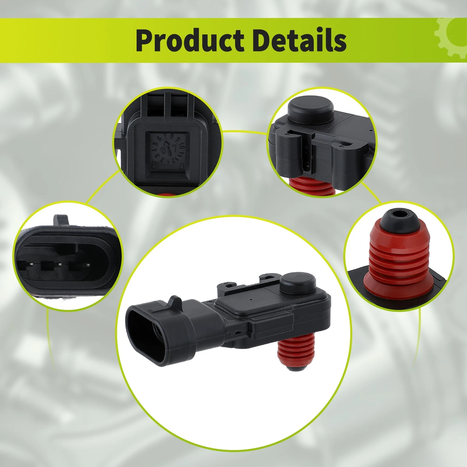Fuel Tank Pressure Sensor Part 16238399 Compatible with Chevy Silverado ...