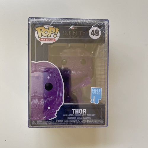 FUNKO POP! ARTseries: Infinity Saga- 49 Thor Purple Color, Vinyl Figure ...