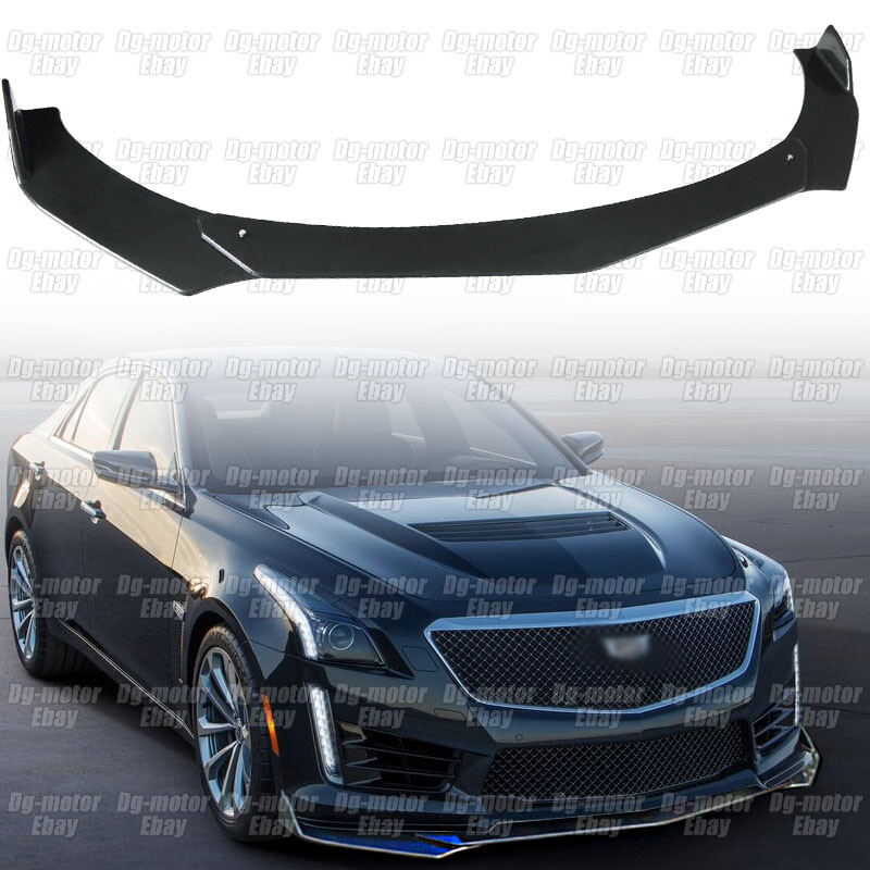 For Cadillac CTS CTS-V CT4 CT5 CT6 Front Bumper Lip Splitter Spoiler ...