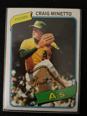 1980 TOPPS # 494 CRAIG MINETTO | eBay