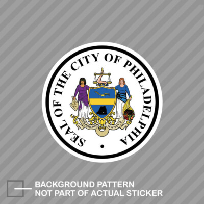 Seal of Philadelphia Sticker Decal Vinyl city phl pa | eBay