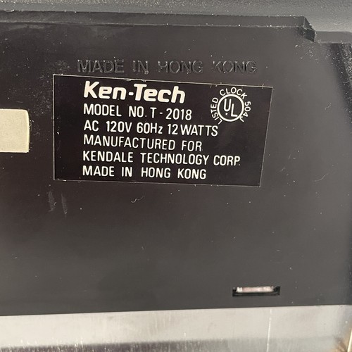 Vintage Ken-Tech Digital Clock Faux Wood Grain Model T-2018 Tested ...