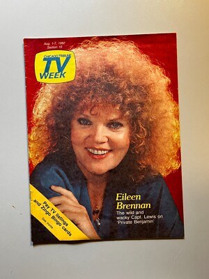TV Week Aug. 1982~ Eileen Brennan Cover | eBay