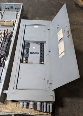 Square D NQOB Panelboard 400A 120/208V 3 Phase 4 Wire 42 Space Box MH53 ...