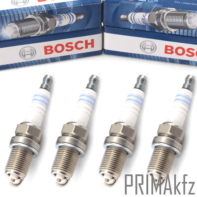 4x BOSCH 0242235667 Zündkerzen FR7DCX+ für Mazda MX-3 MX-5 Mitsubishi ...