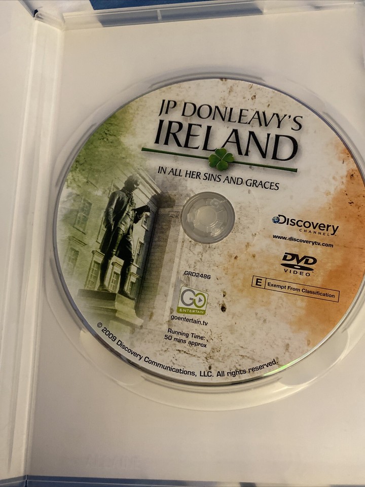 J P Donleavy Ireland DVD Sins And Graces (VG)+ Curious Journey DVD ...