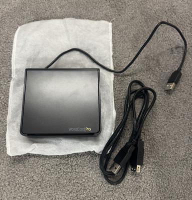 PenPower WorldCard Pro WCU02A Business Card Reader Box - EXCELLENT!! | eBay