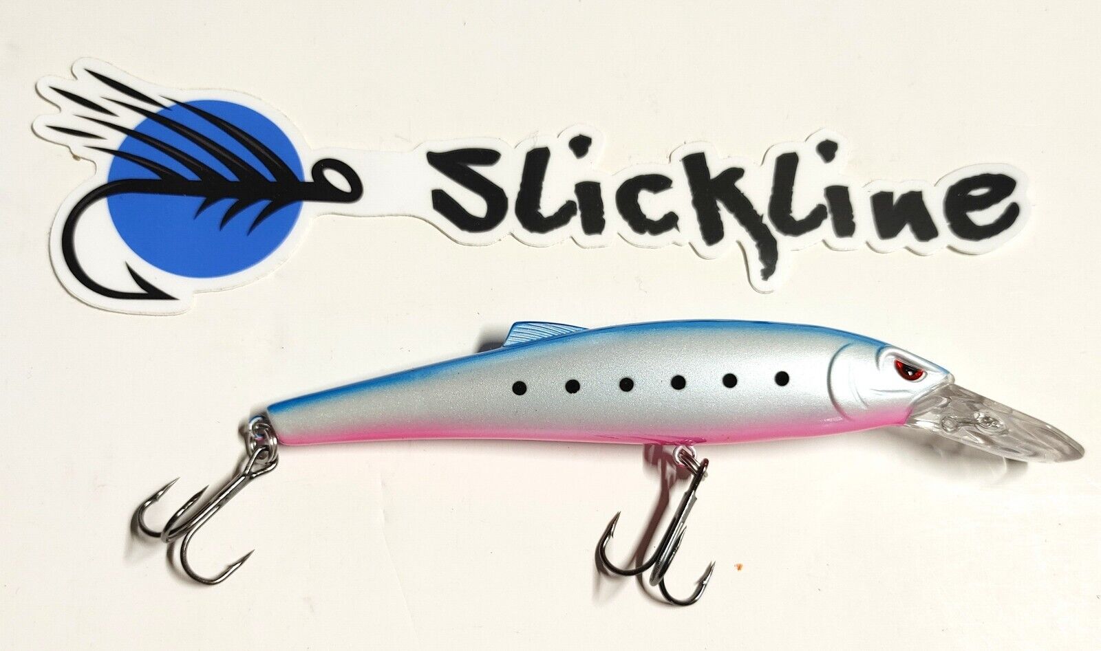 SLICKLINE 130 Large Floating Deep Diving Minnow Jerkbait Fishing Lure ...