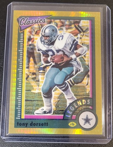 2022 Classics Dorsett Premium Gold Timeless Tribute #/99 (item F24) | eBay