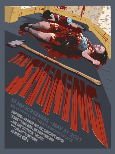 Promo Poster Print "The Shining" Stephen King Scary Film Thriller Wall ...