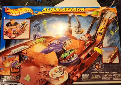 2005 MATTEL HOT WHEELS ALIEN ATTACK 57438- BRAND NEW SEALED BOX FROM ...