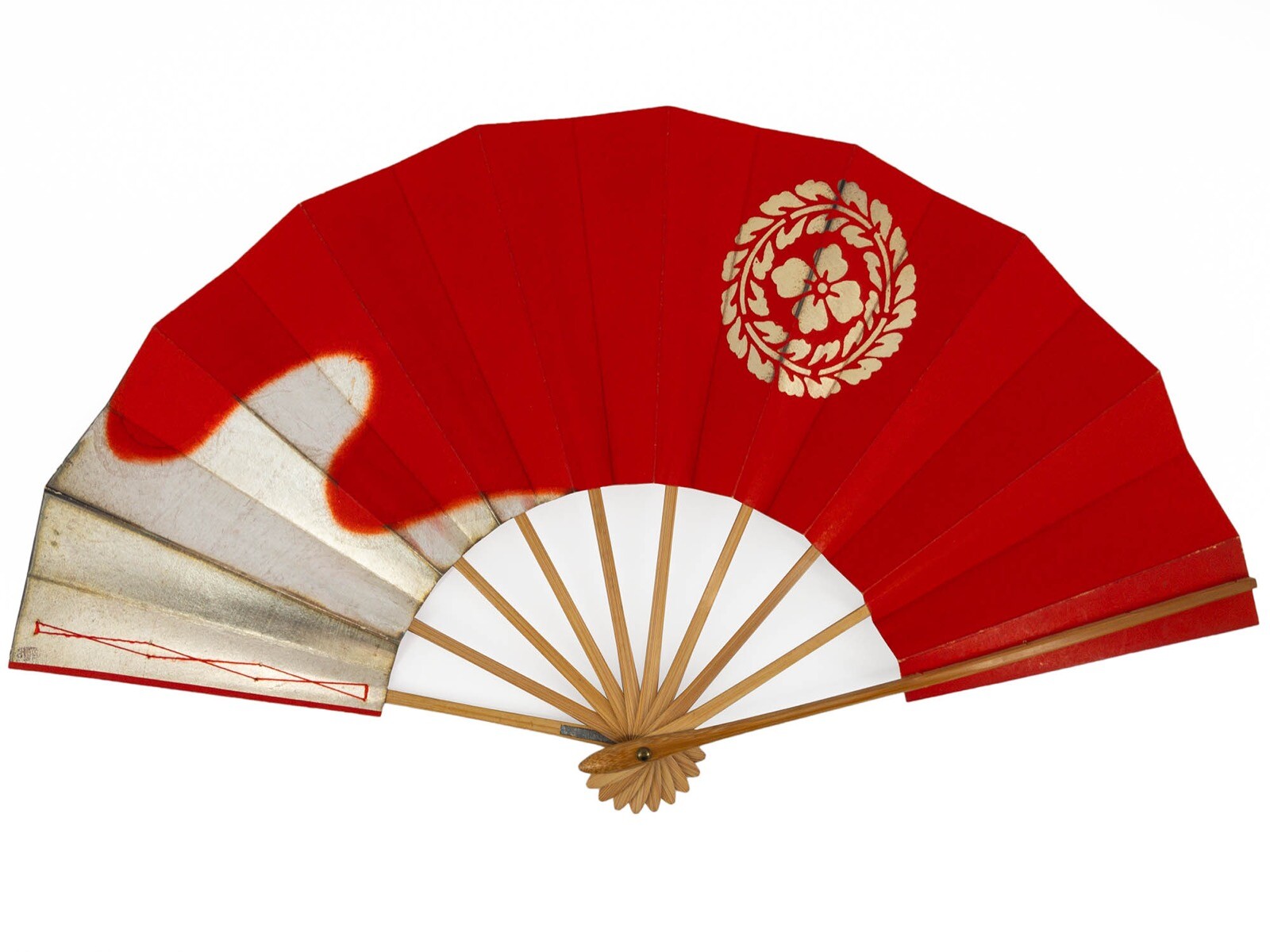 Vintage Japanese Geisha Odori ‘Maiogi' Folding Dance Fan Fujima Kamon ...