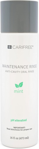 CariFree Maintenance Rinse, Mint Flavored, Anti-Cavity 16 Fl Oz (Pack ...