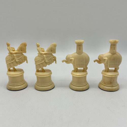 Vtg Kingsway Florentine Replica 11th Century Chess Pieces Complete No ...