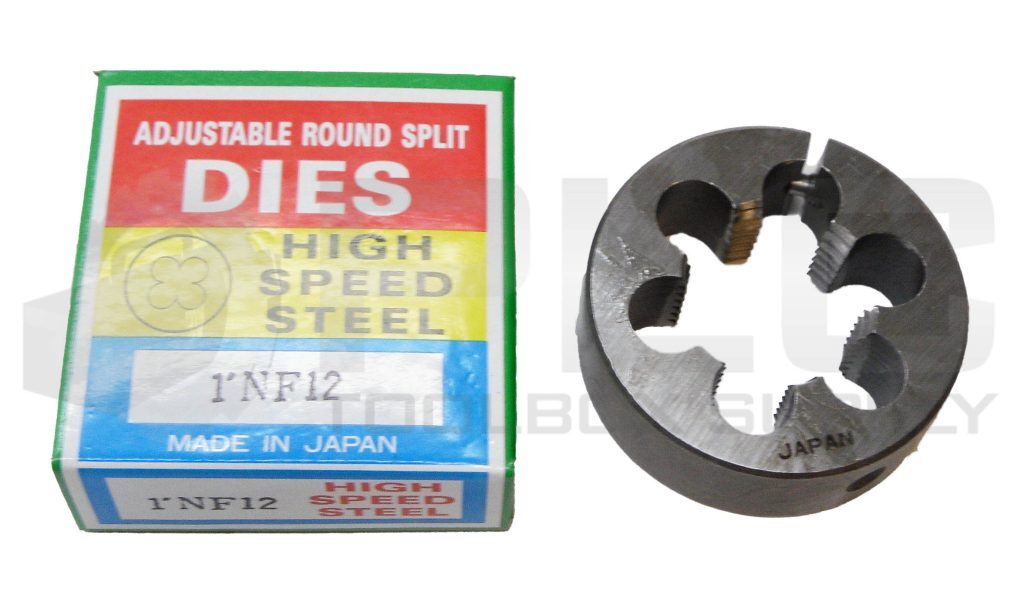 NEW HIGH SPEED STEEL 1" NF12 ADJUSTABLE ROUND SPLIT DIE 1" | eBay
